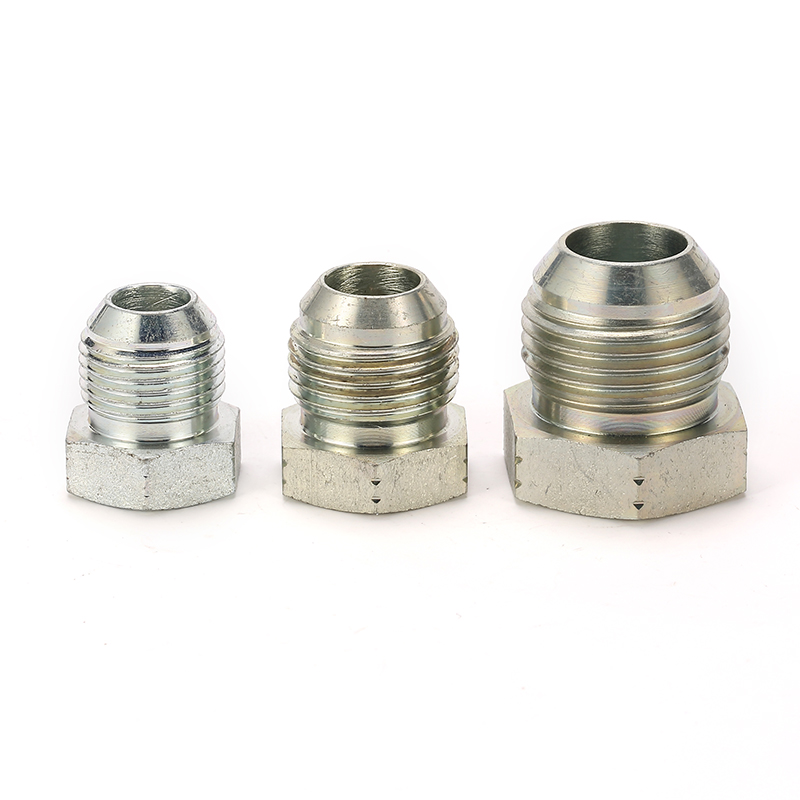 Metric Pipe Male Hydraulic Hose Plugs Adapters 4Q